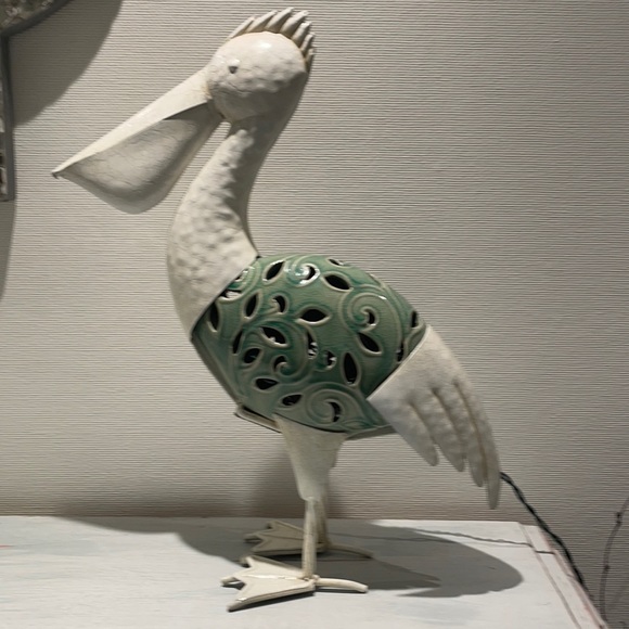 Pier 1 | Accents | Pier Standing Metal Pelican | Poshmark